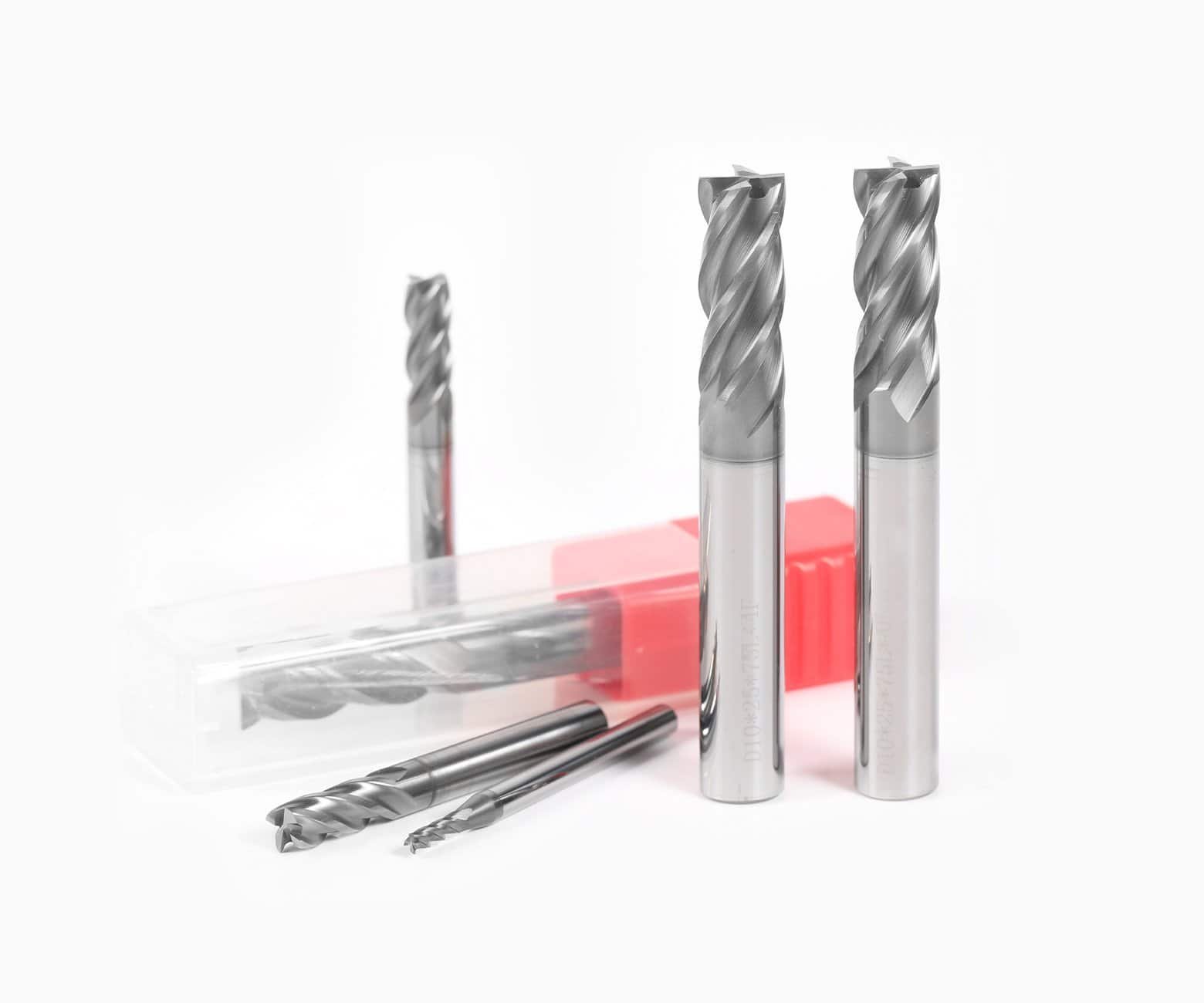 4 Flutes Square End Mill HRC45 - hdktools.com