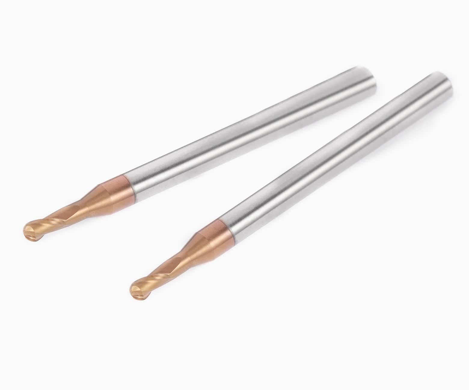 Long Neck Ball Nose End Mill HRC55 - hdktools.com